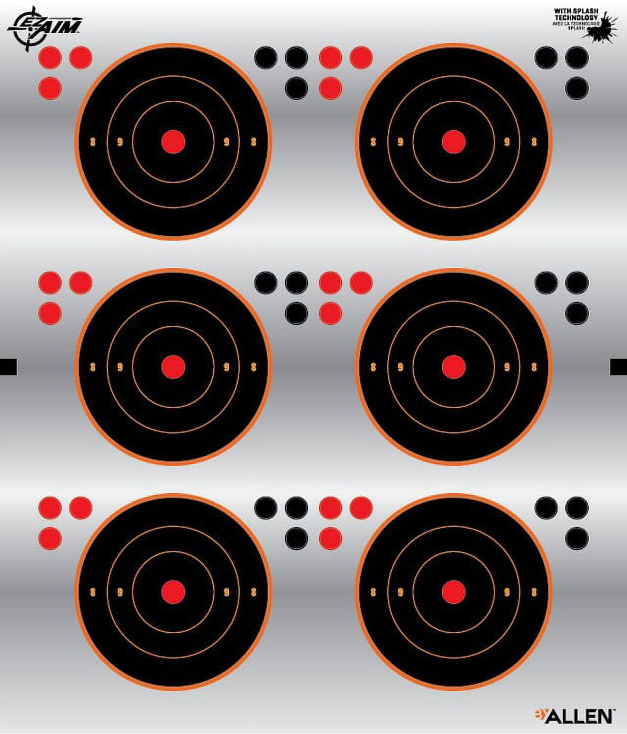 Ezaim Reflective Splash Aiming Dot Adhesive Target 3In 8Pk - Walmart.com