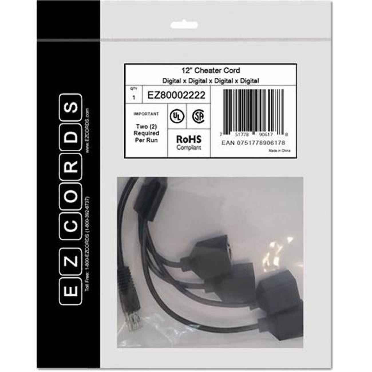 Ezcords 4 Digital Cheater Cord - Walmart.com