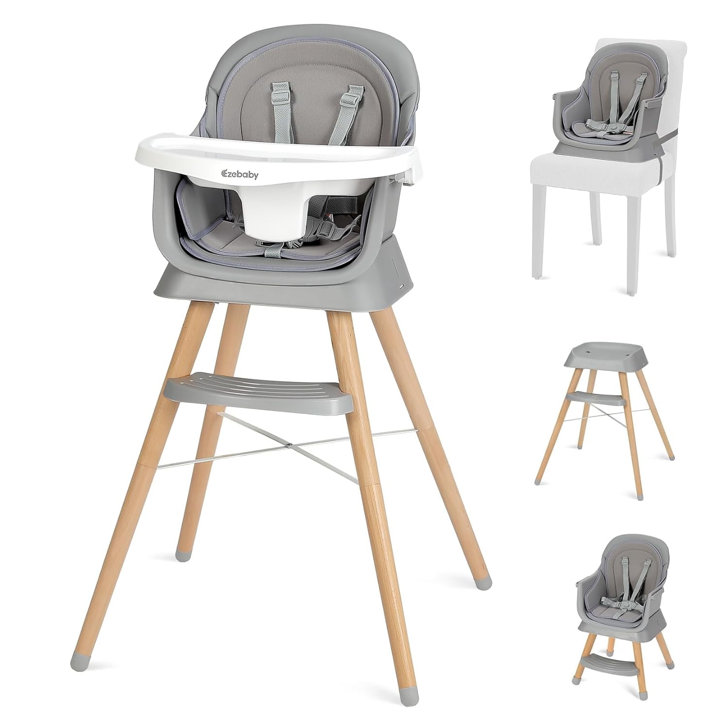 Ezebaby Portable Baby High Chair, High Chairs for Babies and Toddlers ...