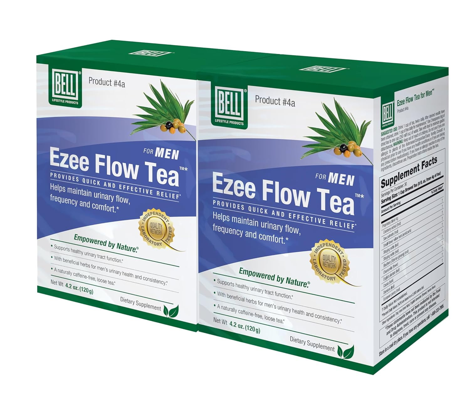 Ezee Flow Urinary Support Tea for Men -A Natural Solution - Helps Ease ...