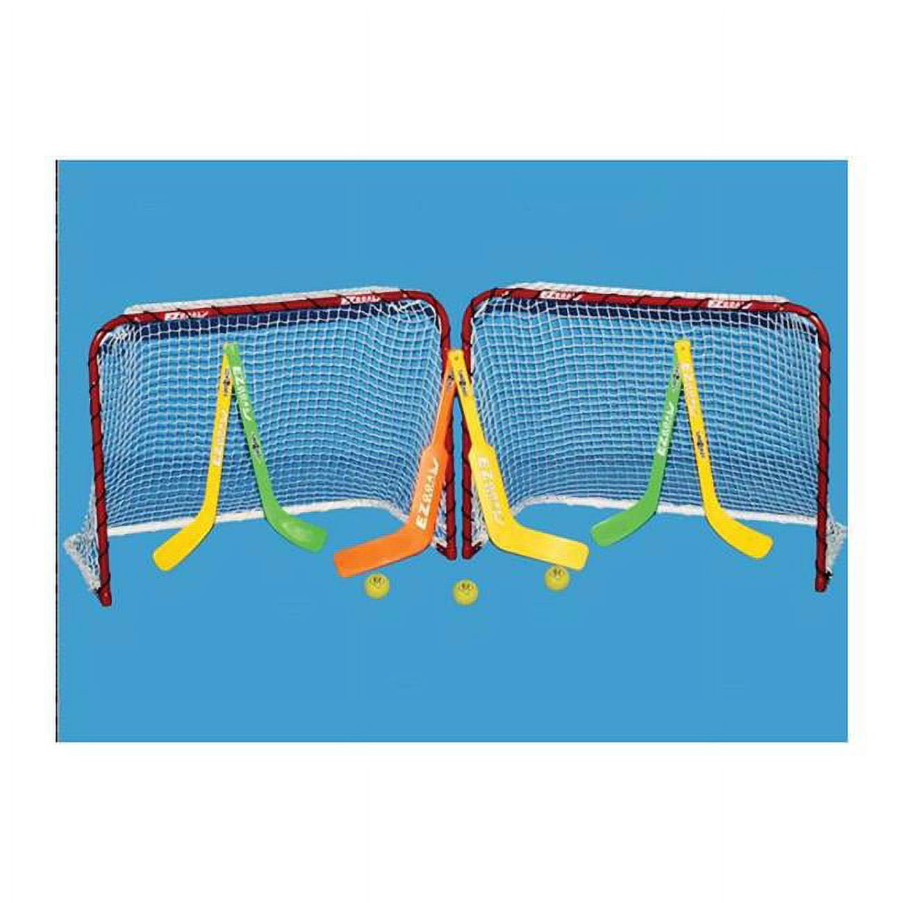 Ezgoal Hockey Mini Goals with 2 Sticks, 3 Balls & 2 Goalie Sticks - 30 ...