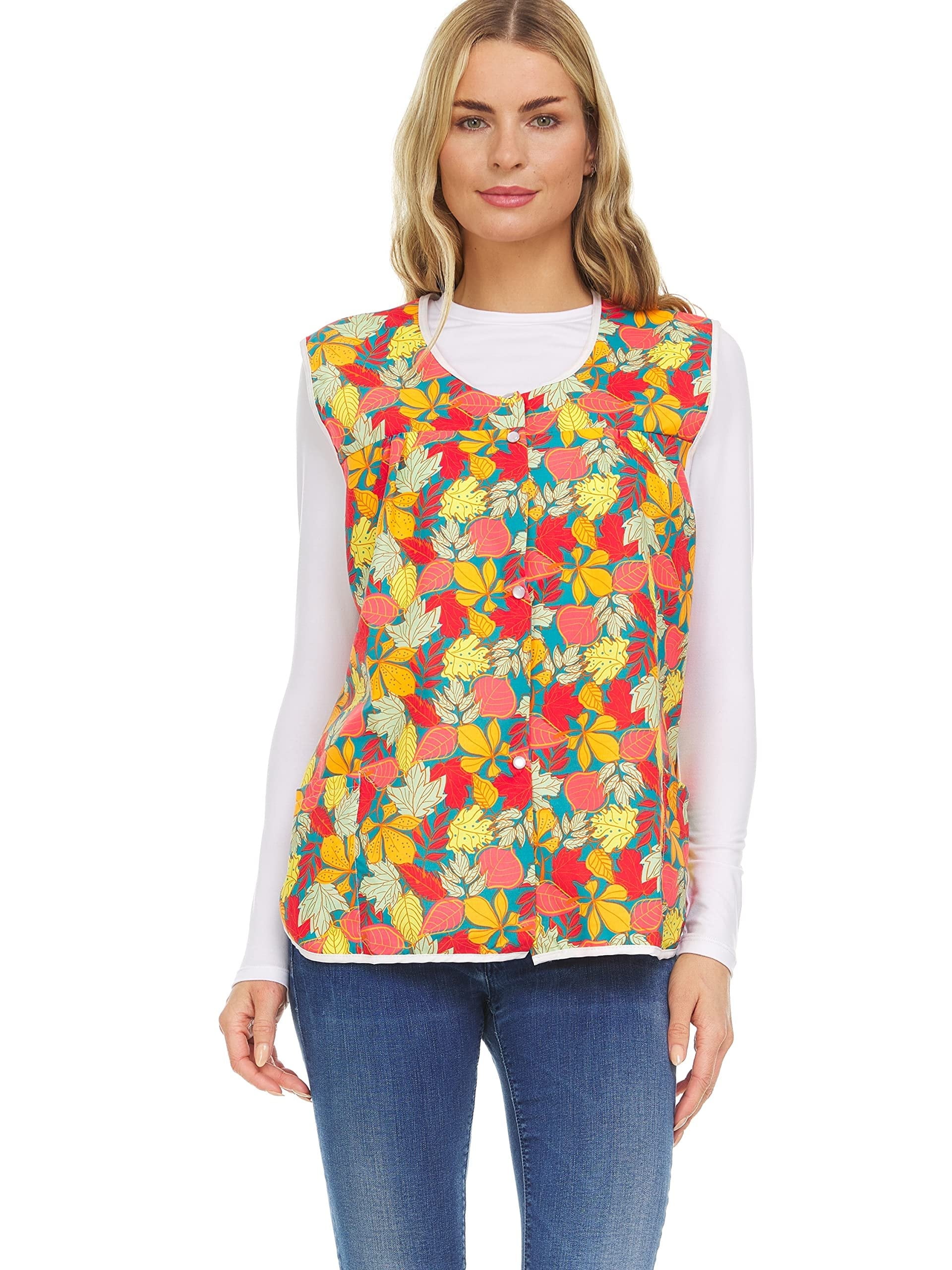Ezi Women's Cotton-Polyester Cobbler Apron with Pockets - Walmart.com