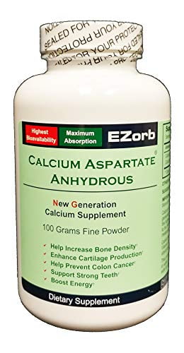 Ezorb Calcium Asparate Anhydrous Powder for Bone Spurs & Joint Health ...