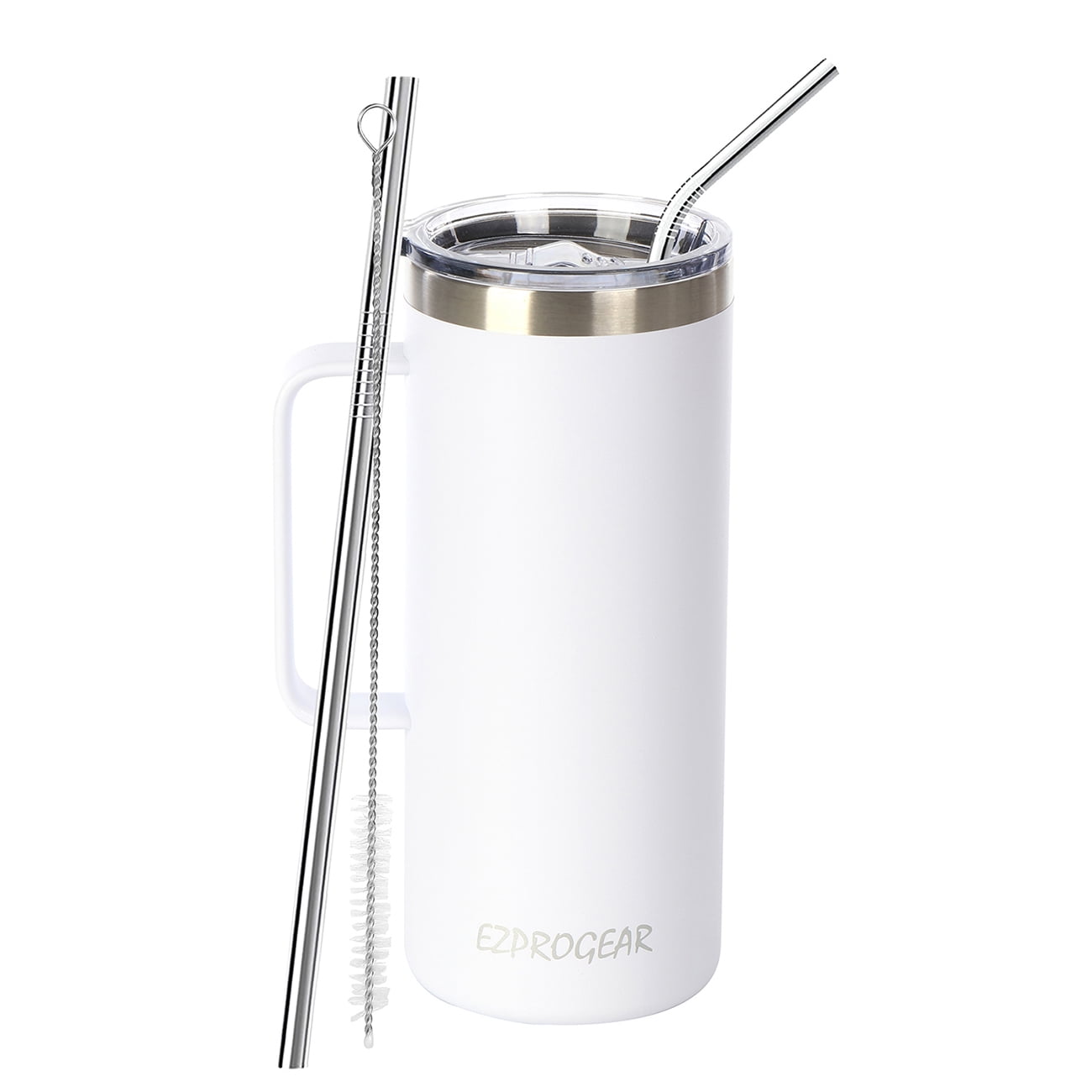Ezprogear 32 oz Insulated Stainless Steel Tumbler, Thermal Camping Mug ...