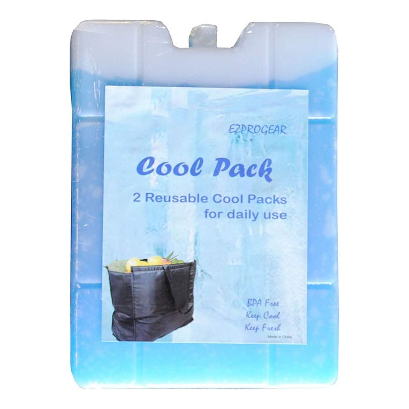 Ezprogear Large Cooler Packs Reusable Ice Pack for Lunch Bag, Cooler ...