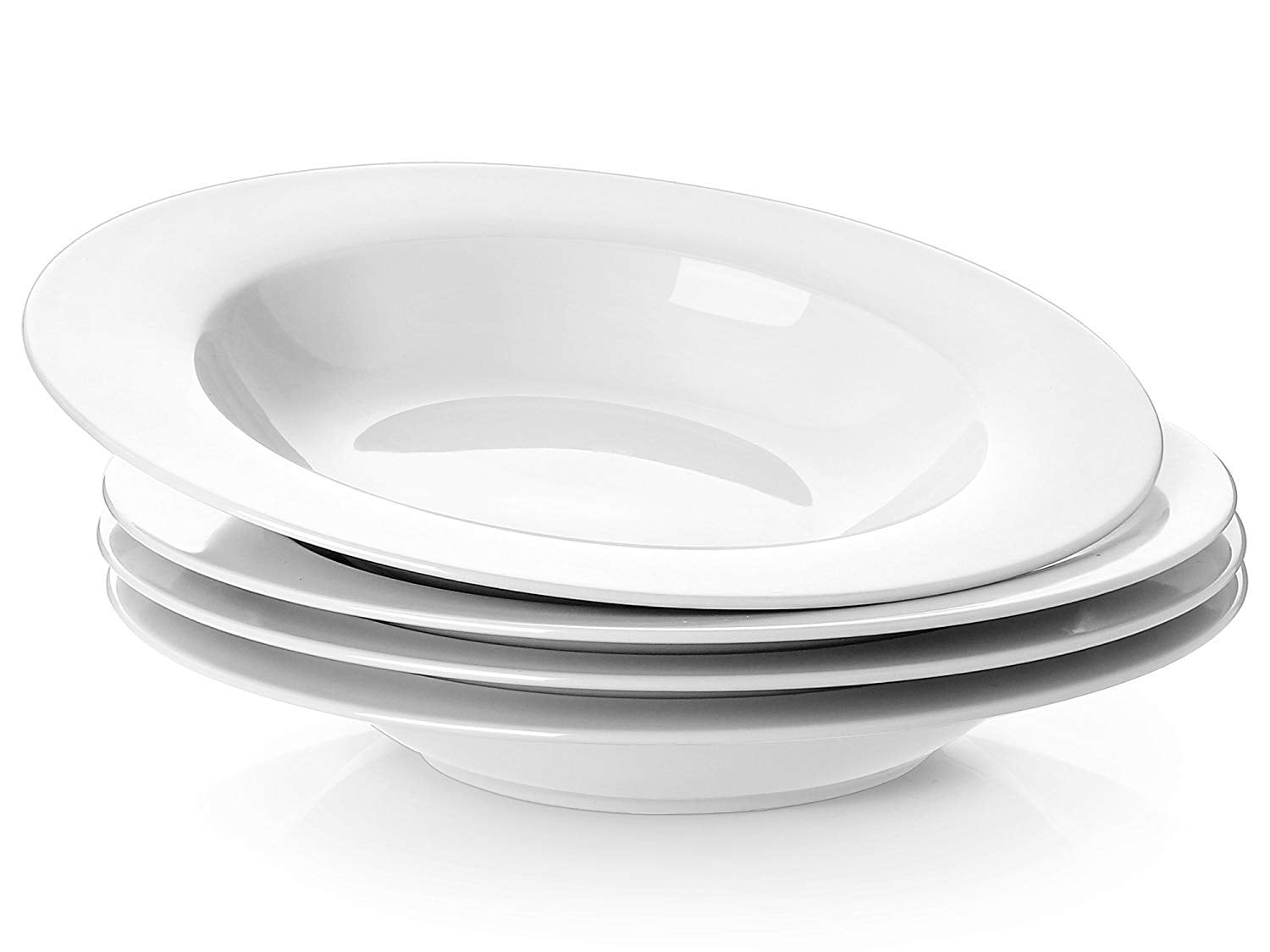 Ezra Premium Fine Porcelain Deep Pasta PlateSoup PlateMaggi PlateGravy ...