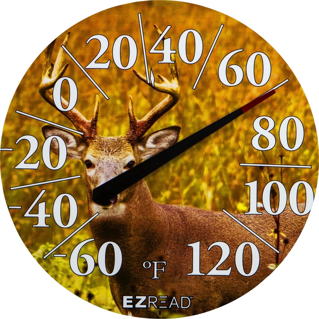 Ezread Indoor/Outdoor Dial Thermometer - Walmart Business Supplies