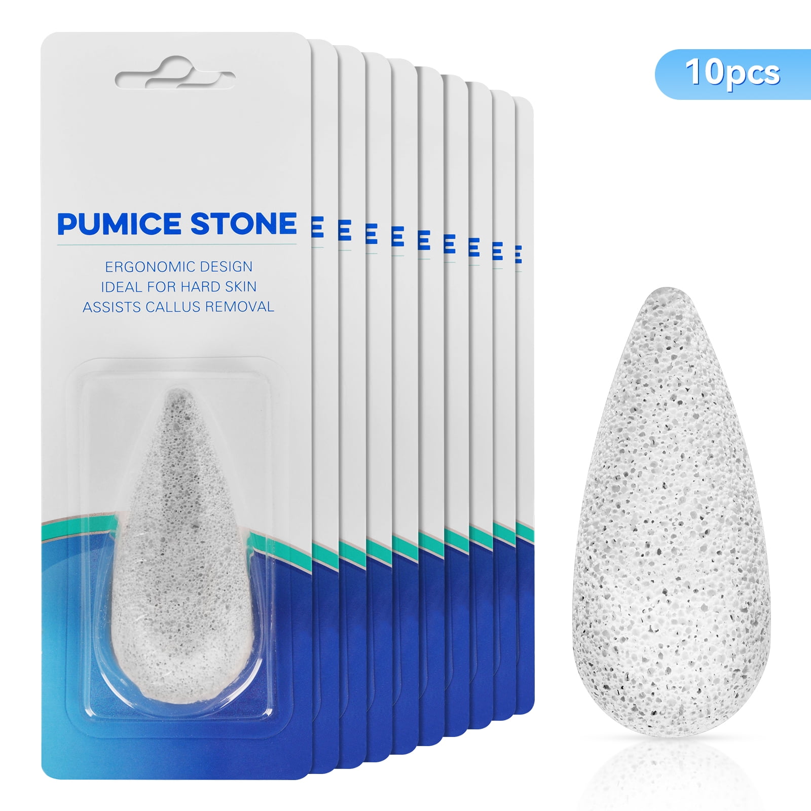 Eztrain 10PCS Pumice Stone for Feet, Natural Foot Rock Scrubber to ...