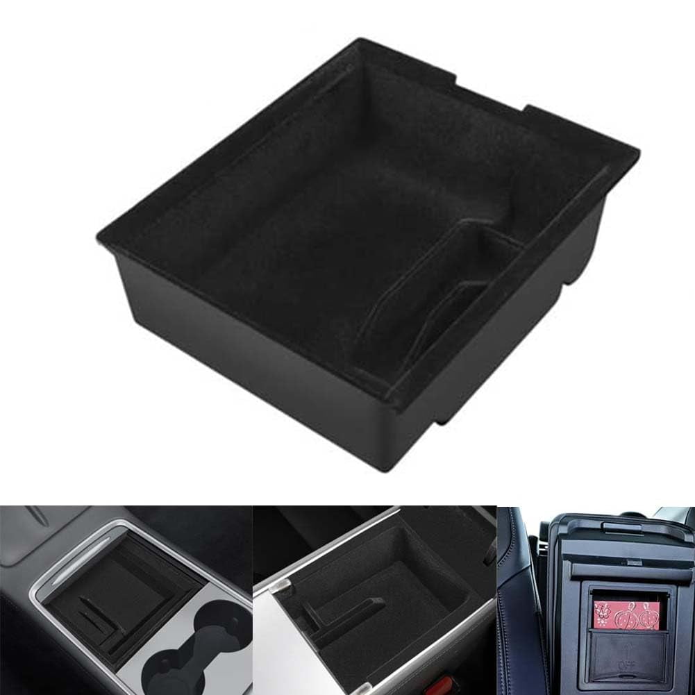 Ezweiji Center Console Organizer for Tesla Model 3 Model Y, Flocked ...