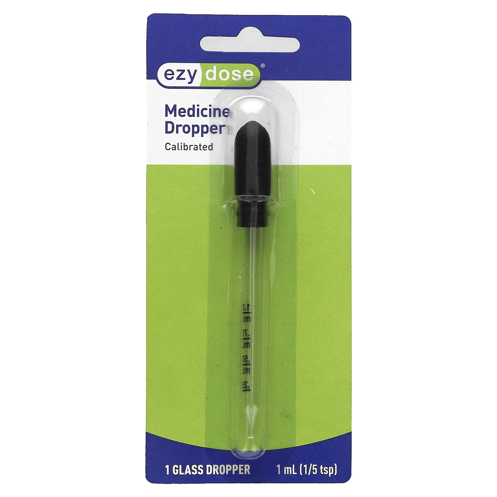 Ezy Dose Calibrated Straight Tip Glass Dropper, 1 mL HSA/FSA Eligible ...