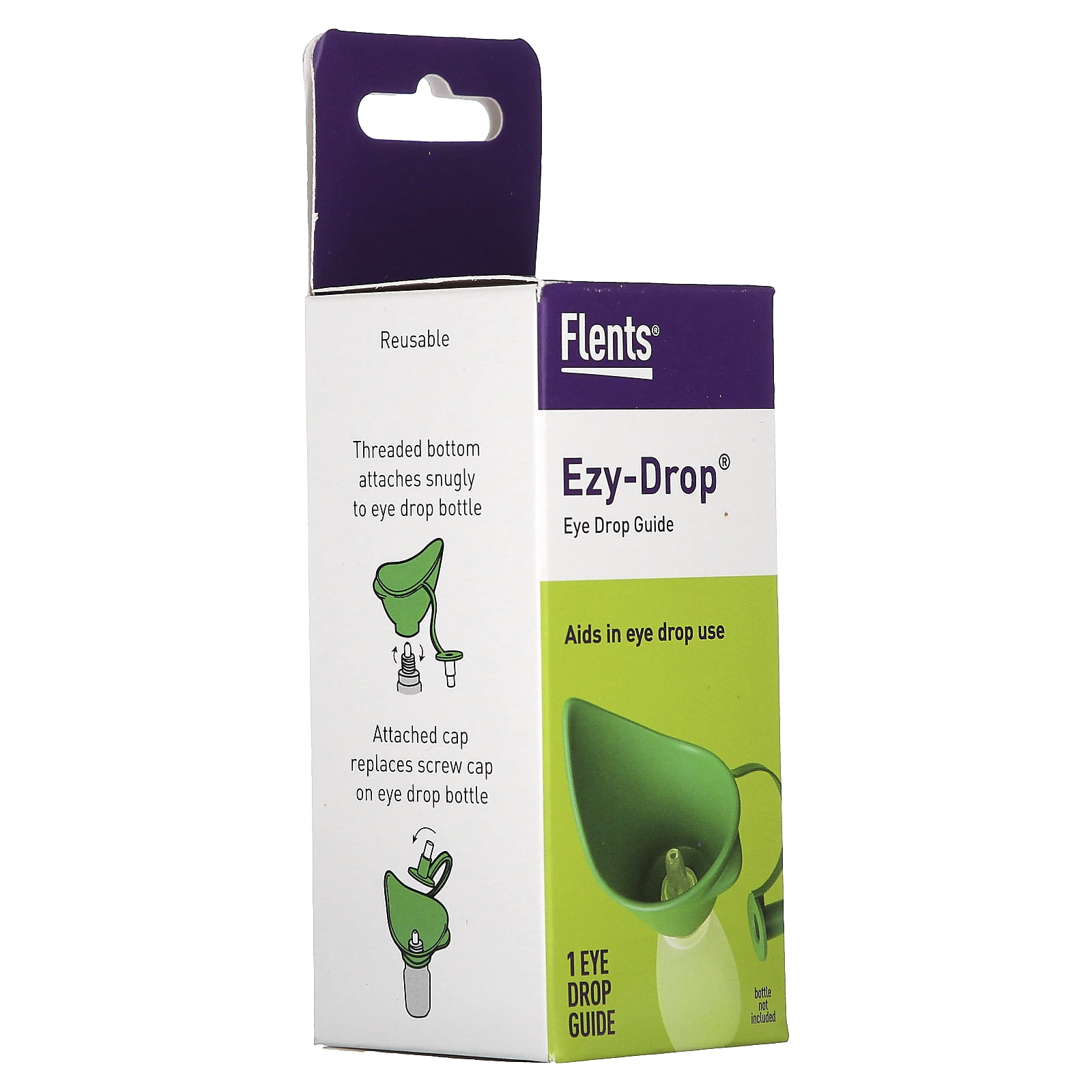 Ezy Dose Eye Drop Guide & Eye Wash Cup HSA/FSA Eligible - Walmart.com