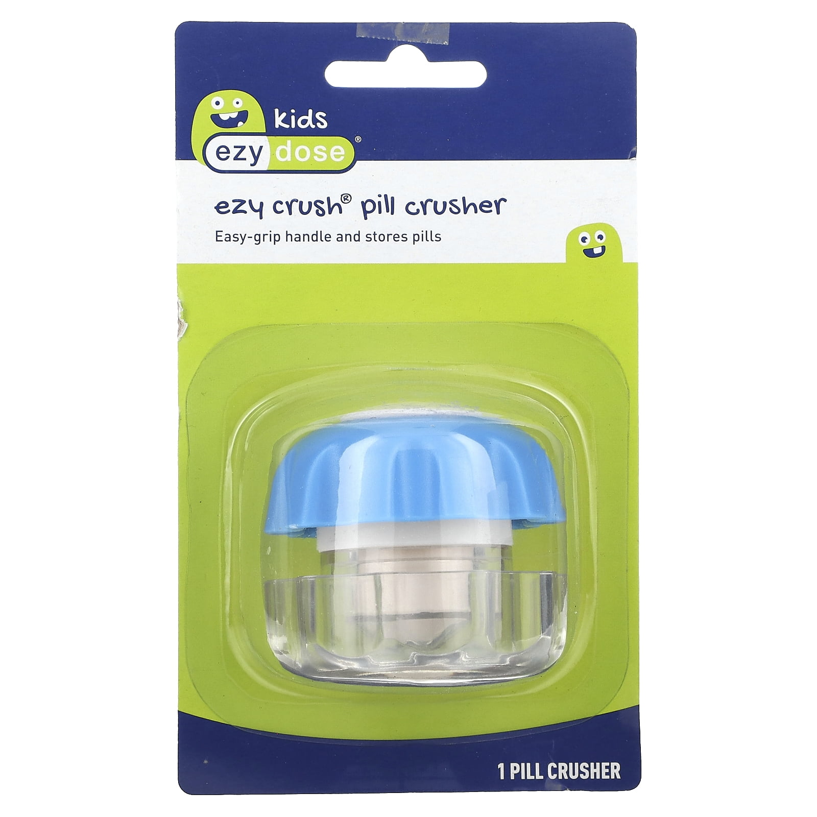 Ezy Dose Ezy Crush Pill Crusher and Grinder, Storage Compartment ...
