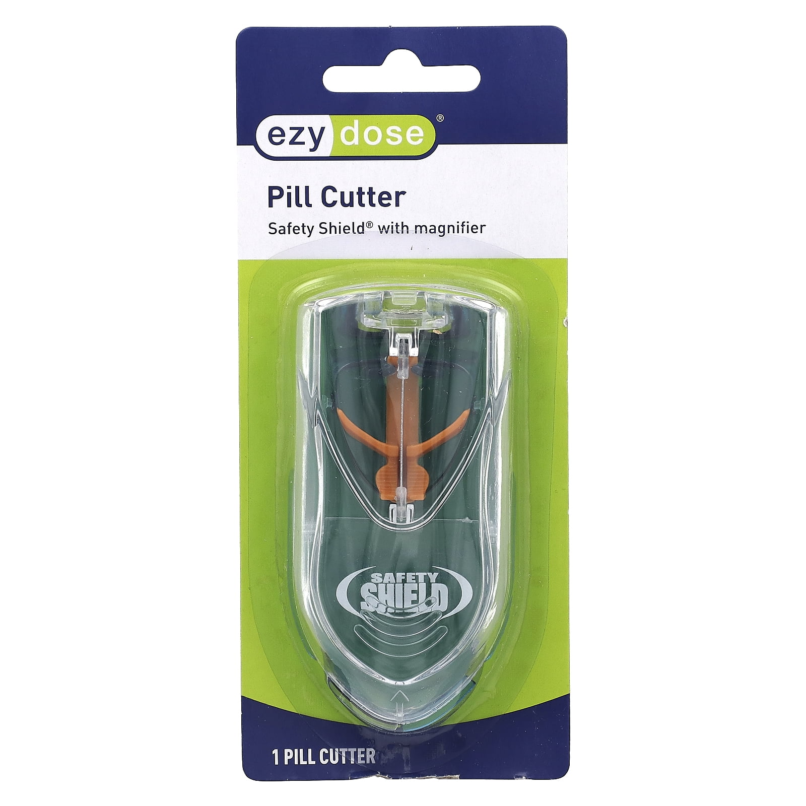Ezy Dose Ezy-Cut Pill Splitter with Safety Shield, Colors May Vary ...