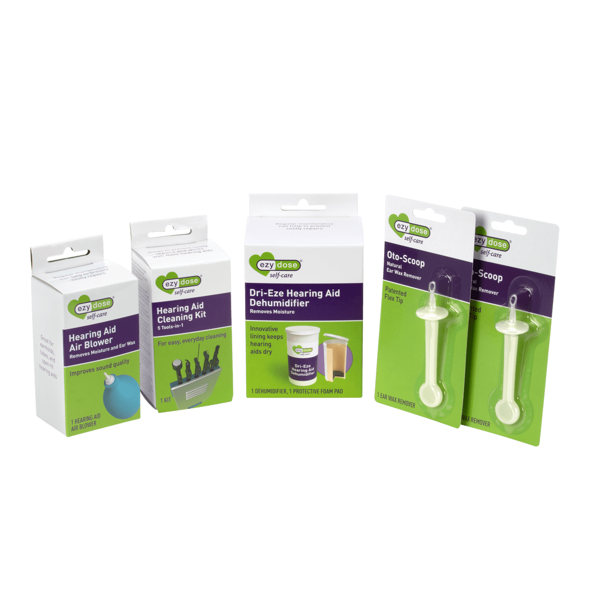 Ezy Dose Hearing Aid Cleaning Tools Kit, Lightweight, Convenient for Travel HSA/FSA Eligible ...