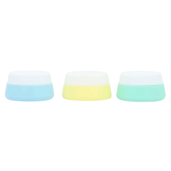 Ezy Dose, Reusable Silicone Jar, 3 Pack, Travel-Sized Container ...