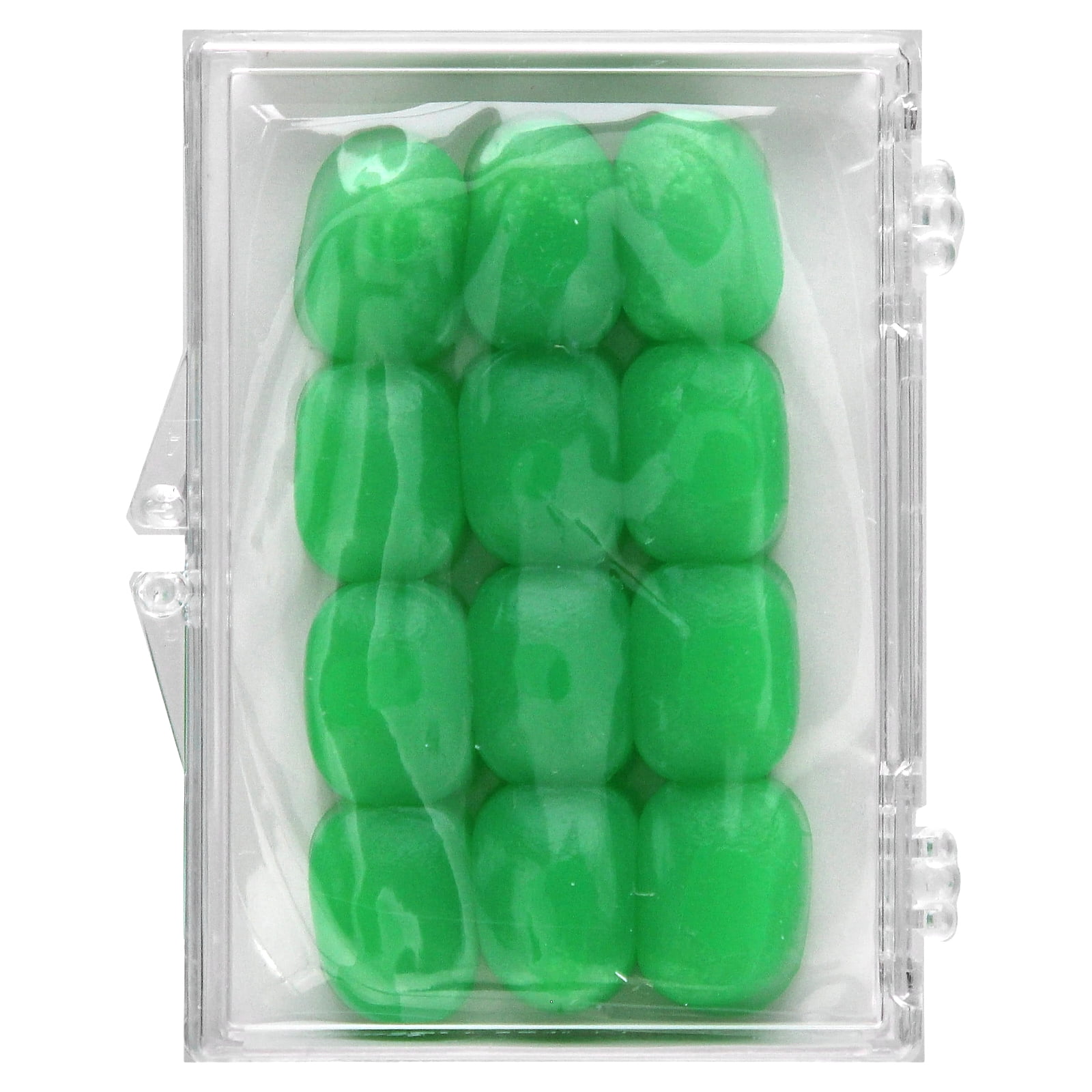 Ezy Dose Silicone Earplugs, Green, 6 Pairs + Case - Walmart.com
