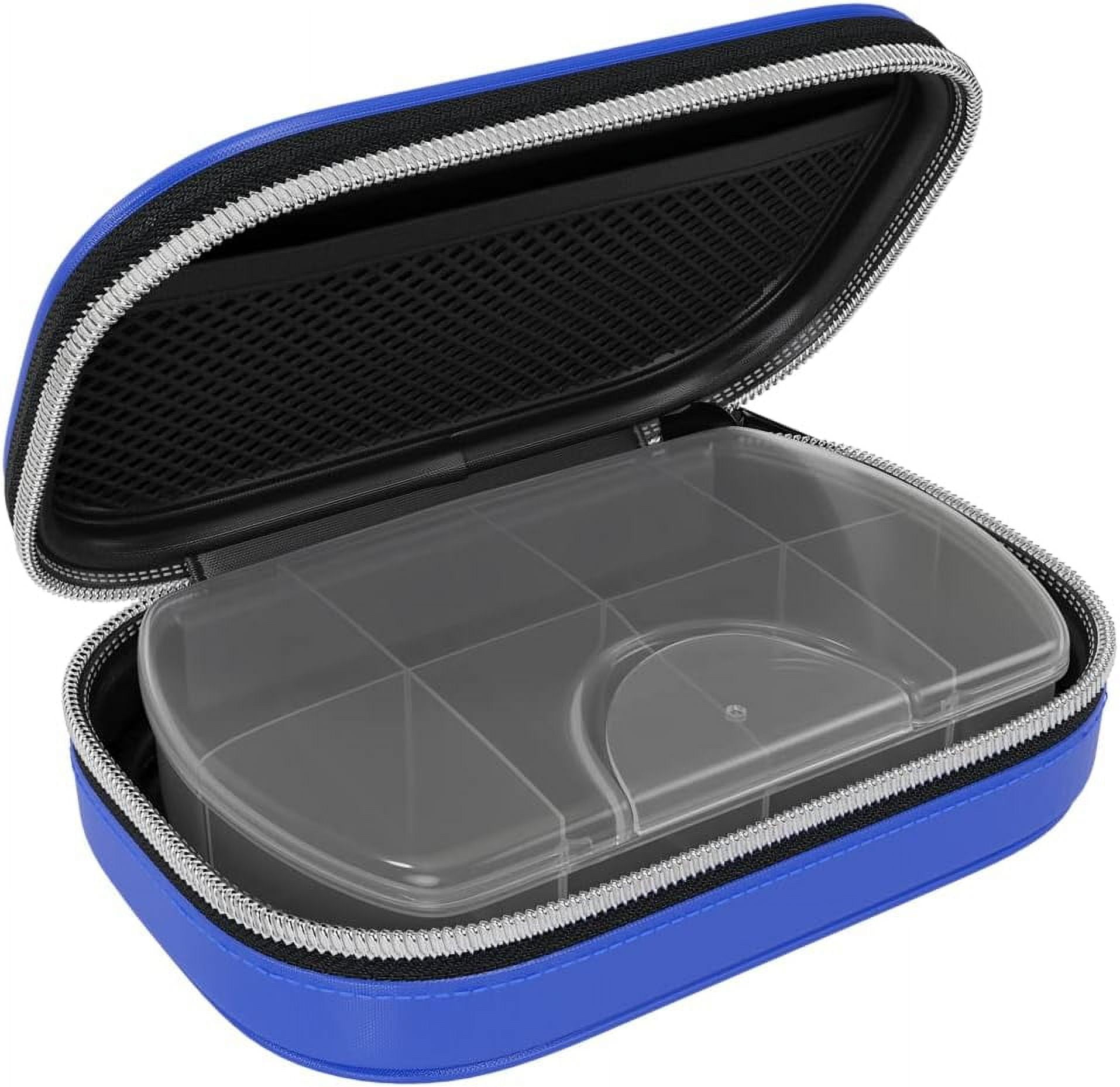 Ezy Dose Soft Sided Pocket Pharmacy Pill Case, 8 Compartments, Store Medication and Vitamins ...