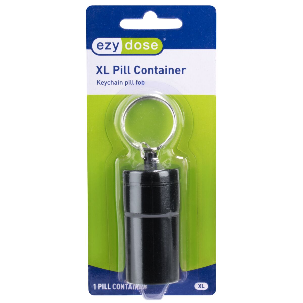 Ezy Dose® Stainless Steel Pill Fob Keychain, Securely Store your ...