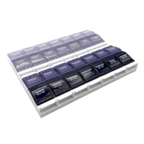 Ezy Dose Weekly (7-Day) Pill Organizer with Push Button Compartments ...