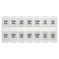 Ezy Dose Weekly AM/PM Pill Reminder, Natural, 1 Count - Walmart.com
