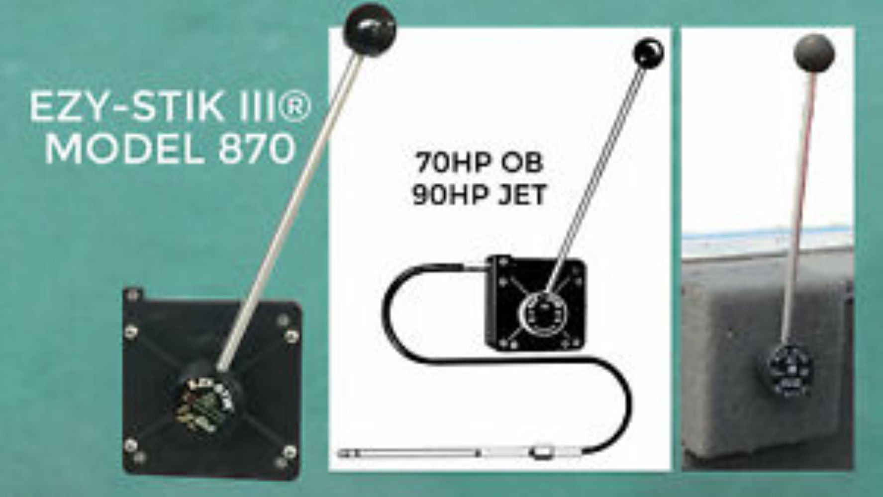 Ezy-Glide Boat Steering System for Ezy-Stik III 870 (15') - Walmart.com