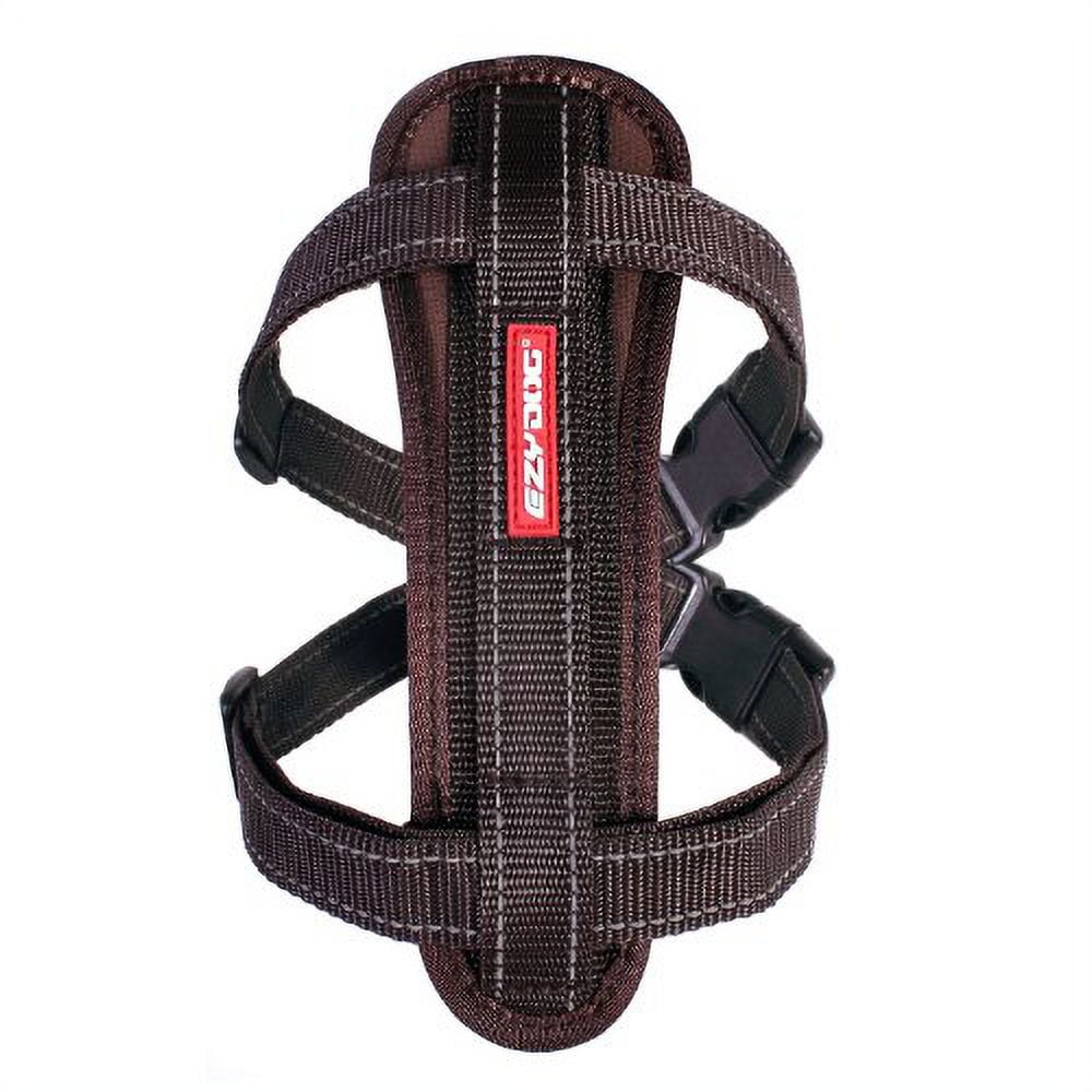 EzyDog Chest Plate Custom Fit Dog Harness (Extra Large, Chocolate ...