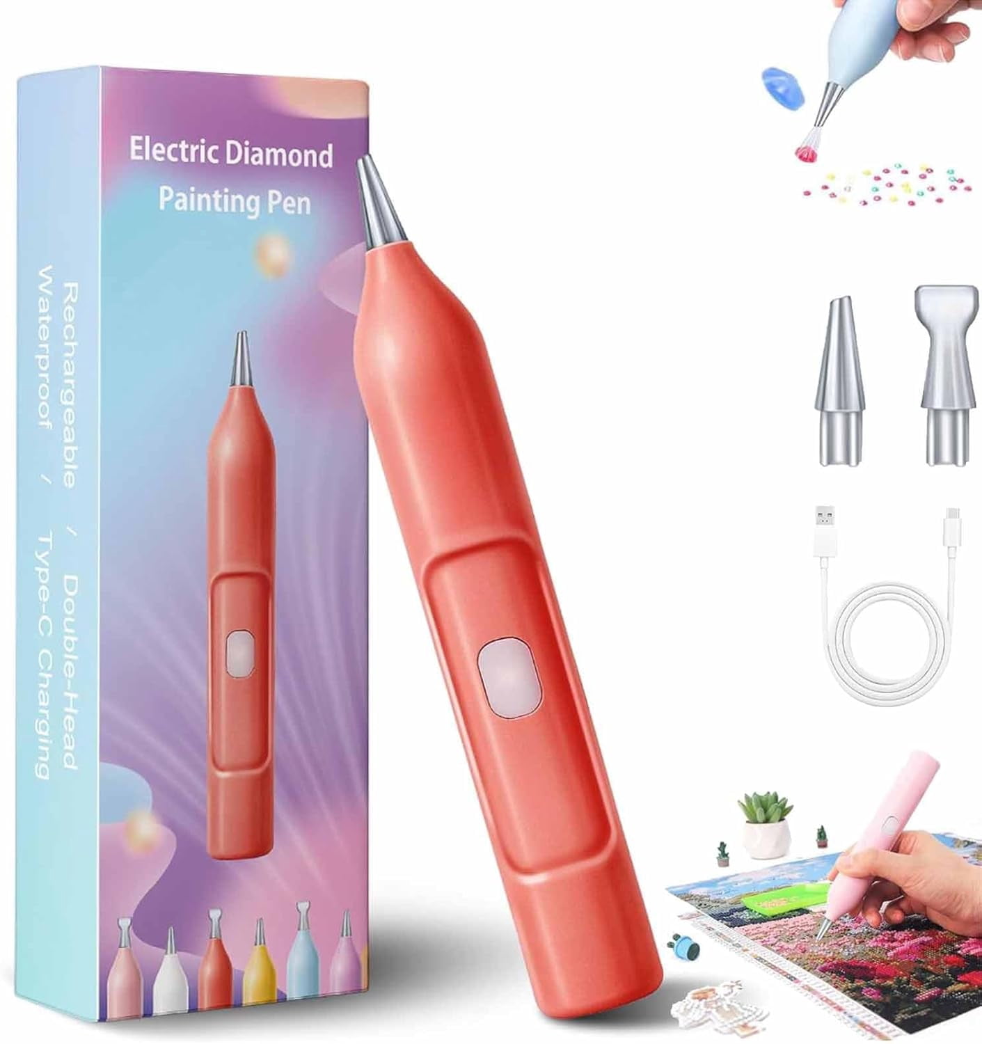 EzyPen - Electric Diamond Painting Pen with Vacuum Technology ...
