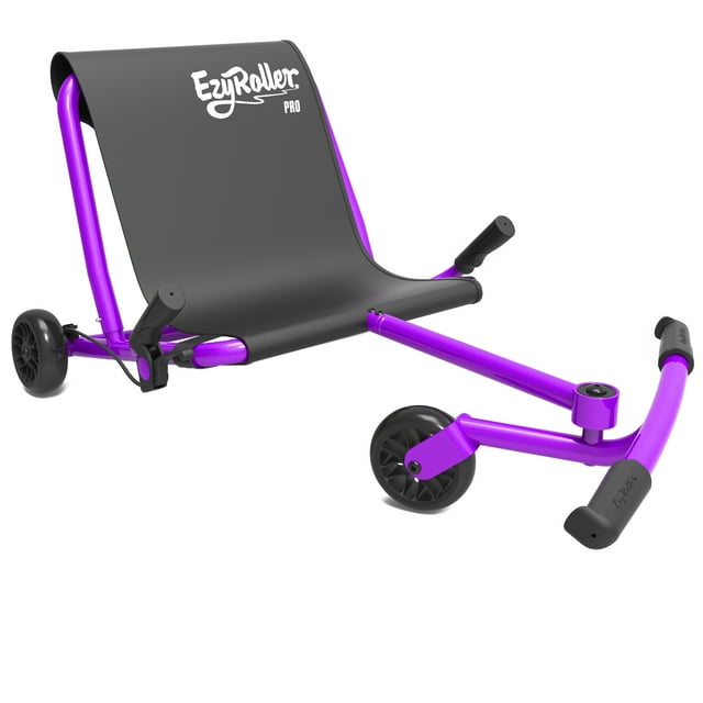 EzyRoller Pro Ride-on Toy for Kids and Adults, Adjustable Length, Max Weight 220 lbs - Purple ...