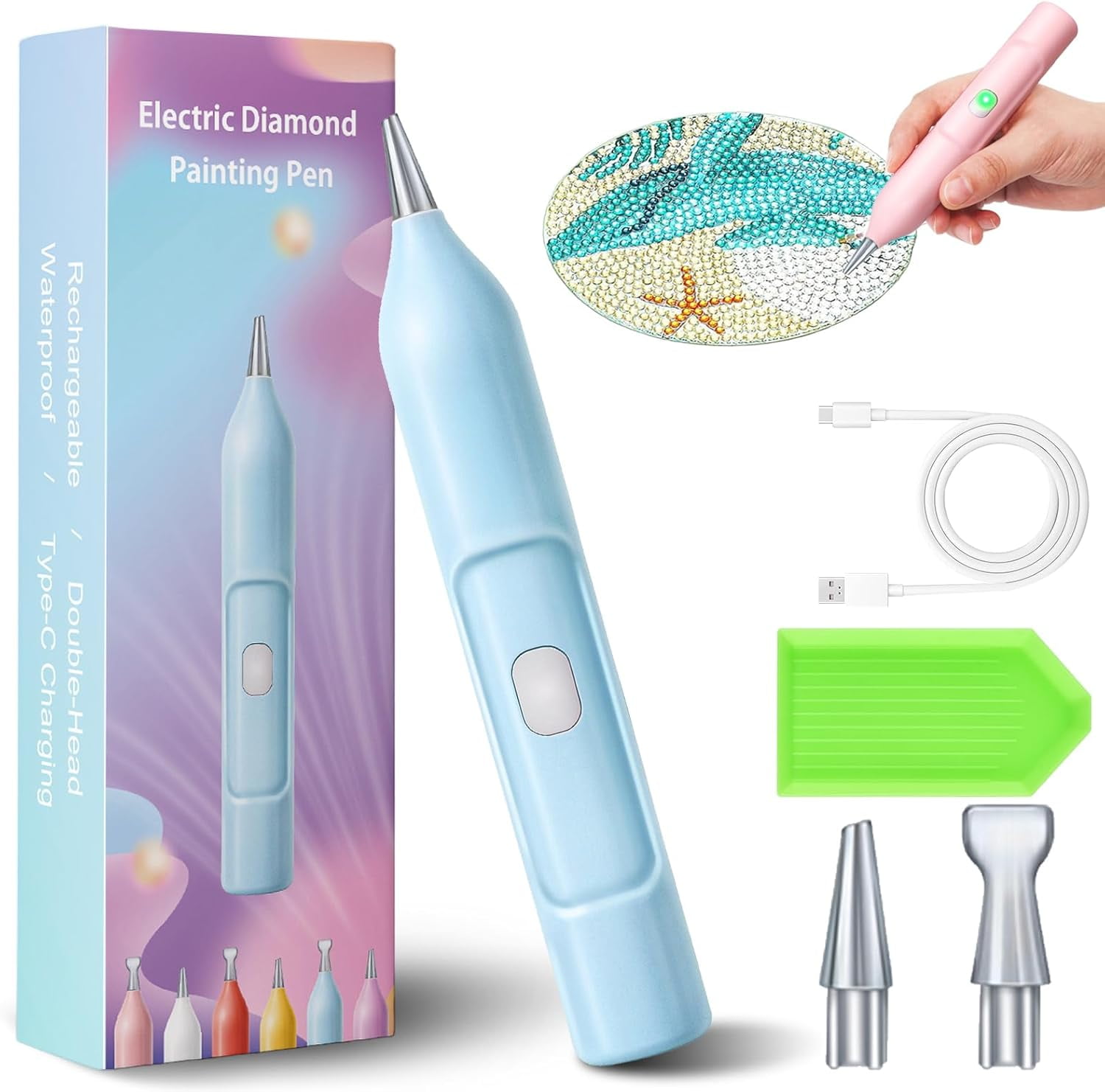 Ezypen - Electric Diamond Painting Pen with Vacuum Technology, Electric ...