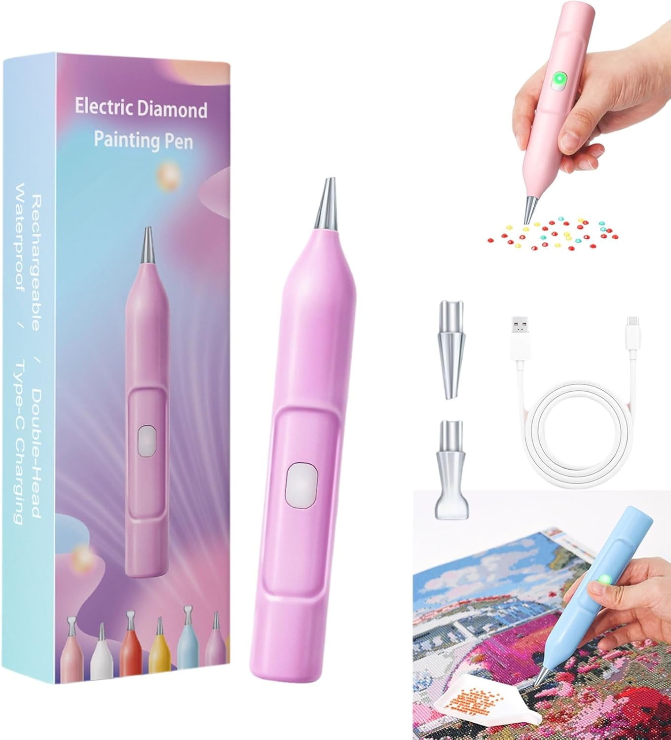 Ezypen - Electric Diamond Painting Pen with Vacuum Technology ...