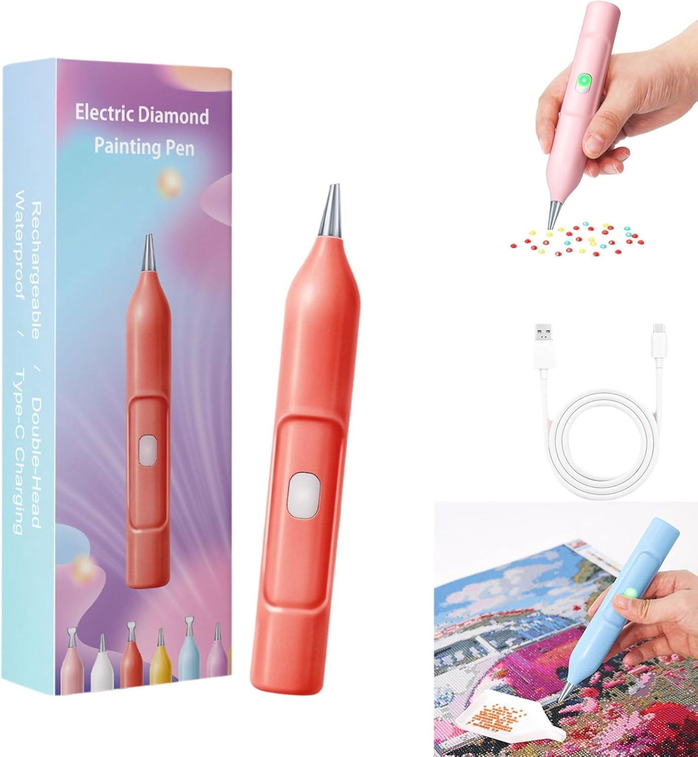 Ezypen - Electric Diamond Painting Pen with Vacuum Technology ...