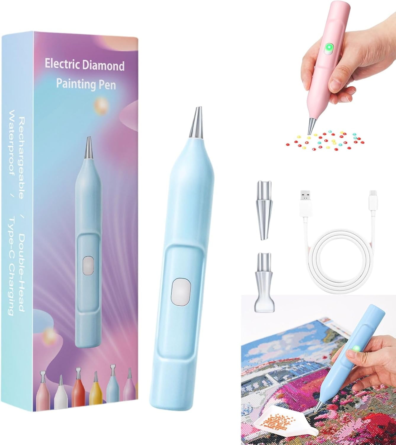 Ezypen - Electric Diamond Painting Pen with Vacuum Technology ...