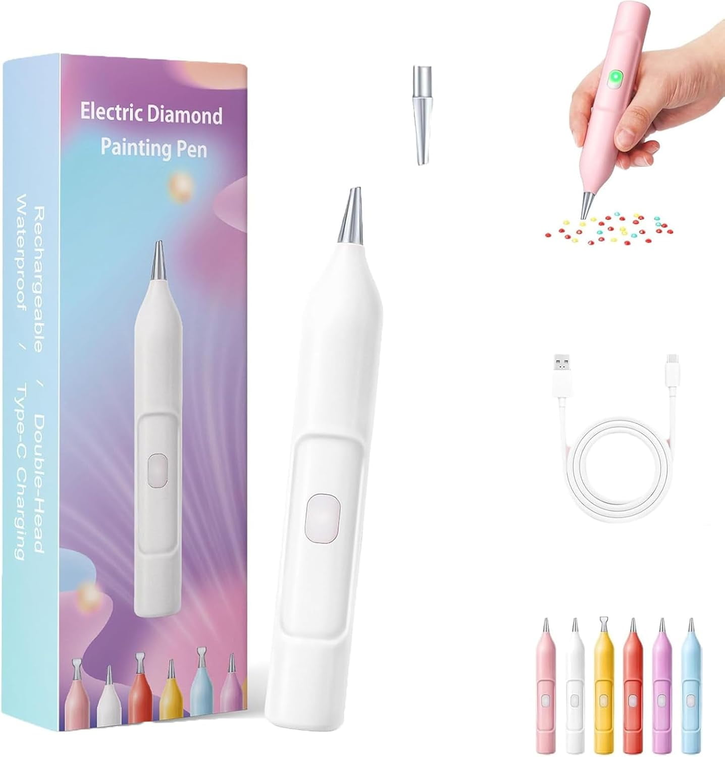 Ezypen - Electric Diamond Painting Pen with Vacuum Technology ...