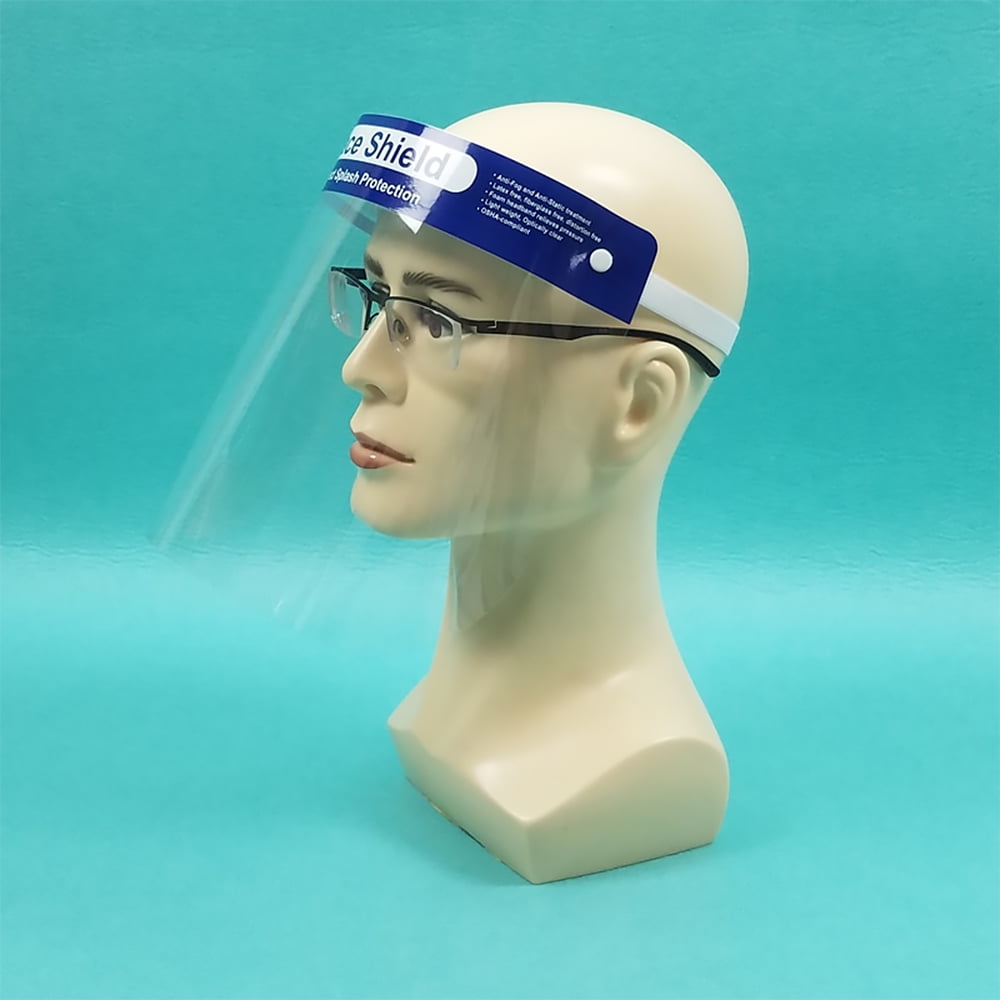 Ezzo Face Shield Durable Clear Plastic Protective Safety Full Face and ...