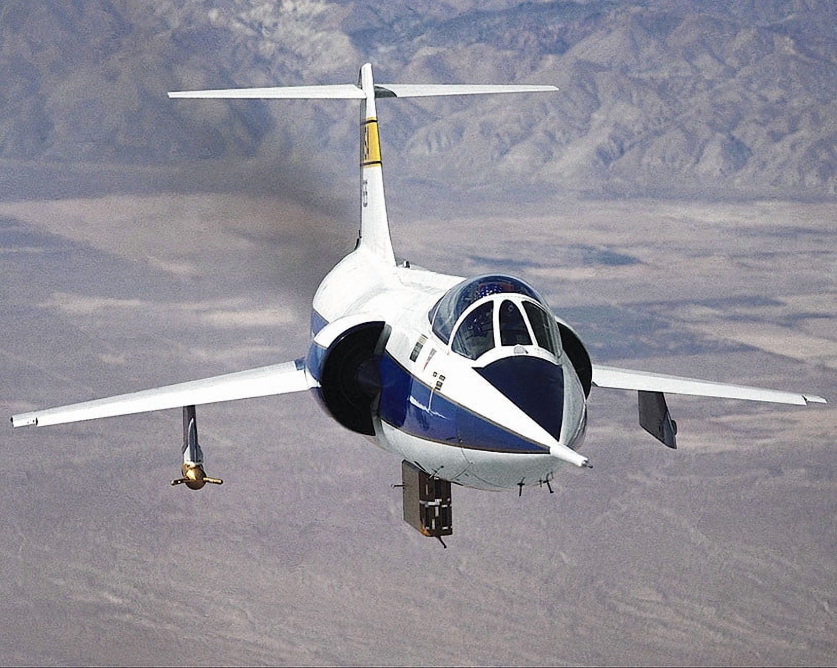 F-104 Starfighter in Flight Front View - 24x36 Inch Glossy Laminated ...