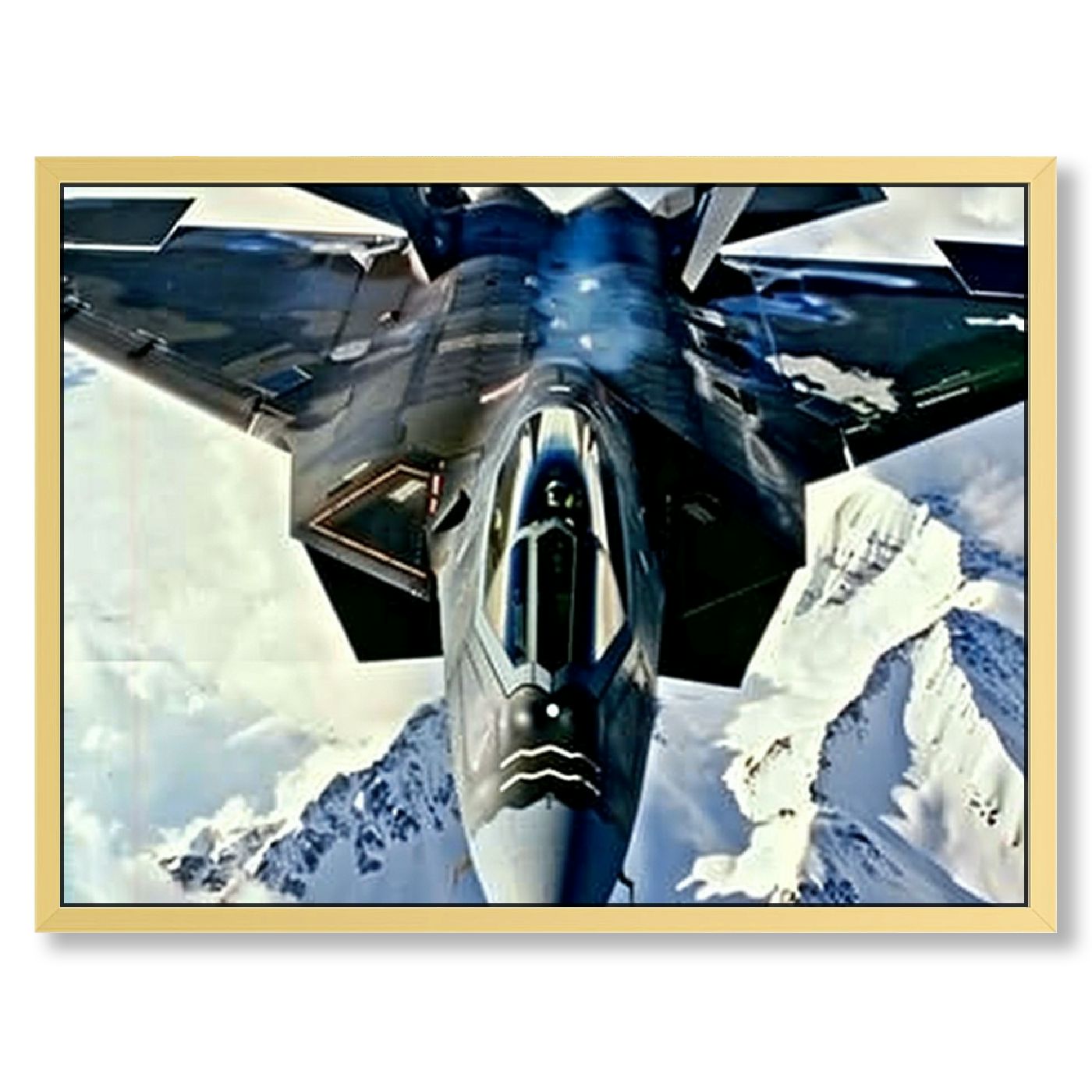F-117A Aviation Aircraft Wall Decor Art Print Poster - Walmart.com