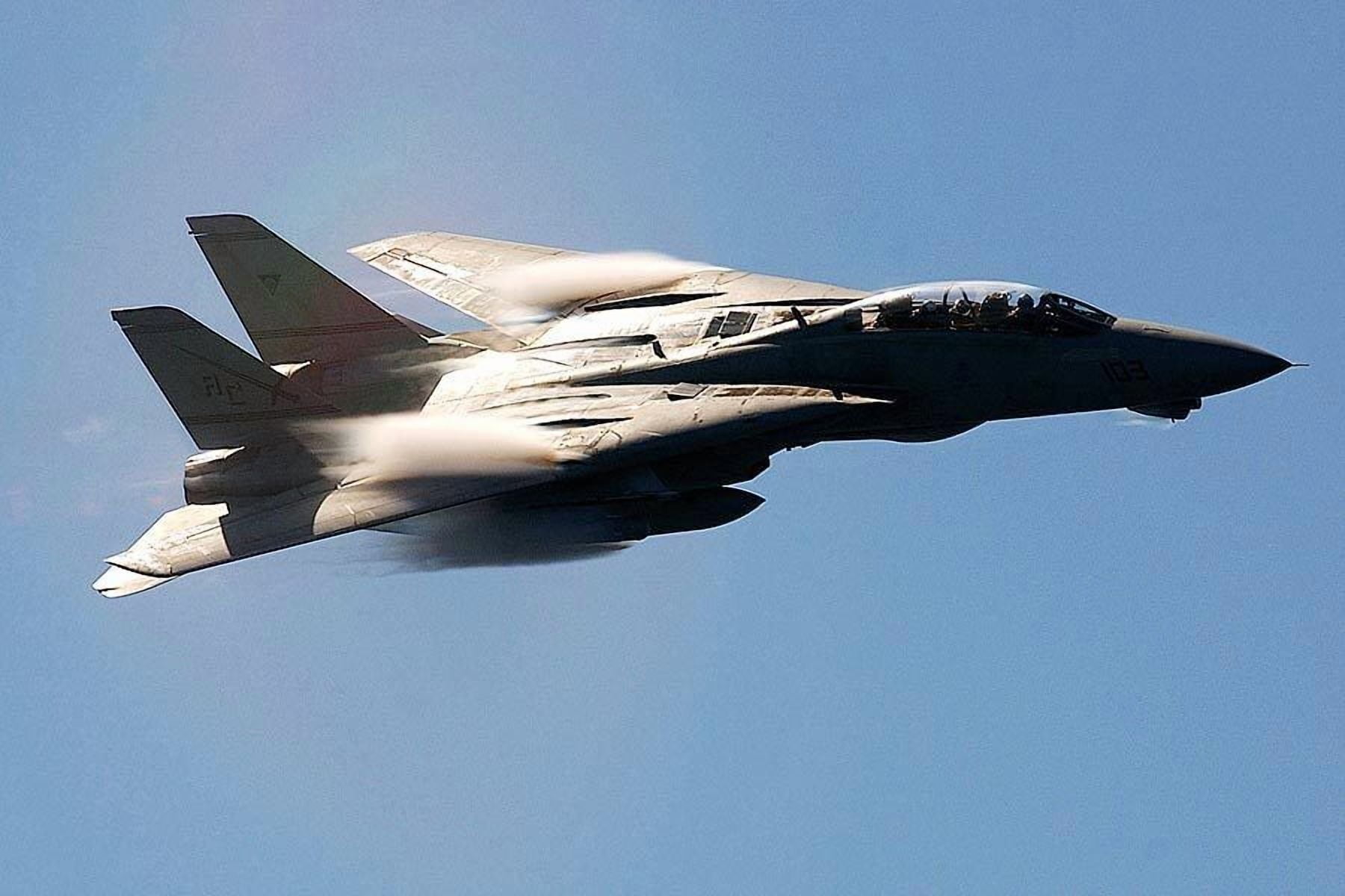 F-14 / F-14B Tomcat Swordsmen VF-32 in Flight - 20x30 Inch Laminated ...