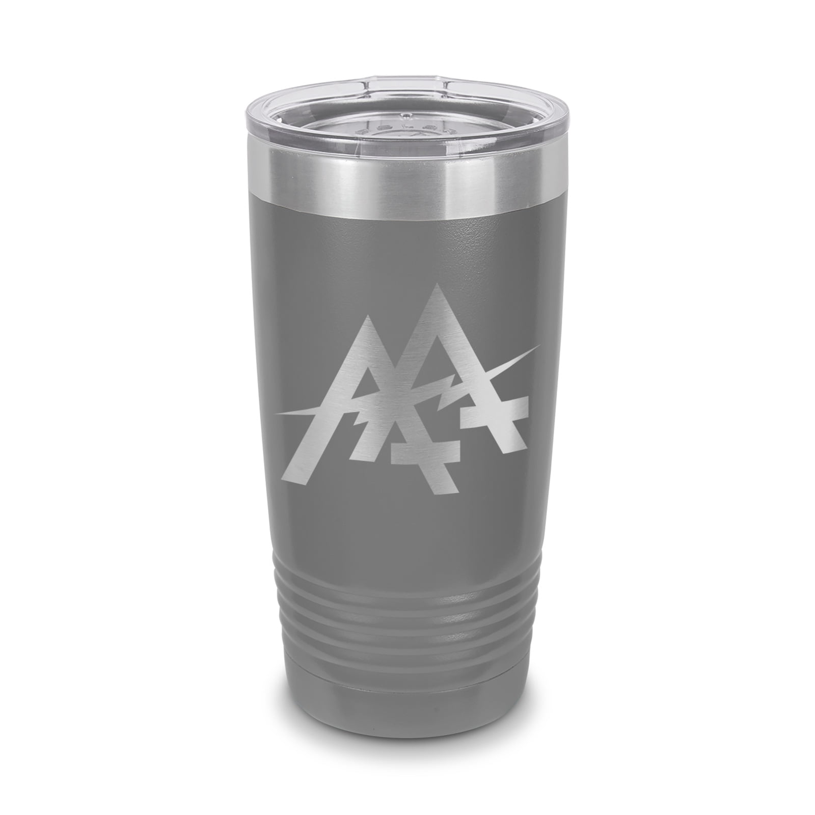 F-14 Jolly Roger Insignia Tumbler 20 oz - Laser Engraved w/ Clear Lid ...