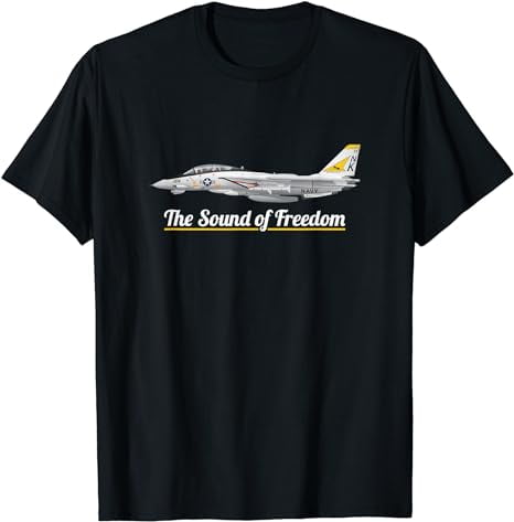 F-14 Tomcat Military Jet Noise Sound of Freedom Art T-Shirt - Walmart.com