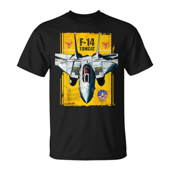 F 14 Tomcat Naval Fighter Jet Diagram Blueprint Military Plane Unisex T ...