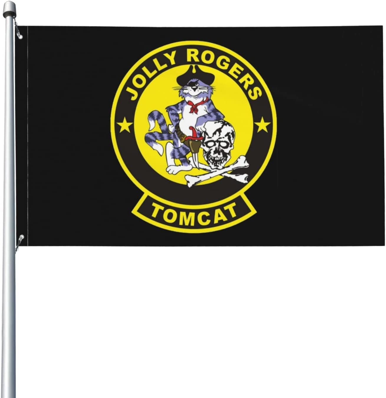 F-14 Tomcat Vf-84 Jolly Rogers Garden Flag 3x5 Ft Decor Outdoor Banner ...