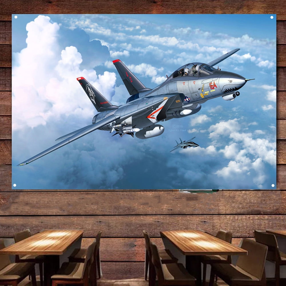 F-14D Super Tomcat US Air Force Fighter Jet Posters & Prints Wall Art ...