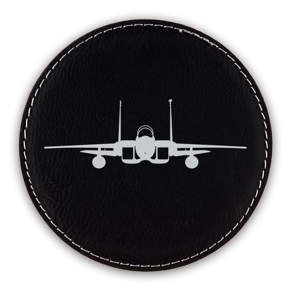 F-15 Eagle Coaster Laser Engraved Leatherette - Round Coasters - Many ...