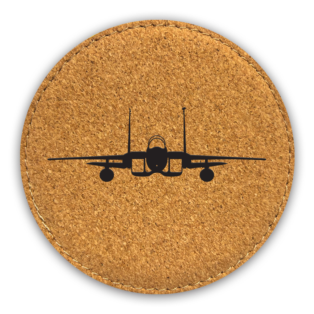 F-15 Eagle Coaster Laser Engraved Leatherette - Round Coasters - Many ...