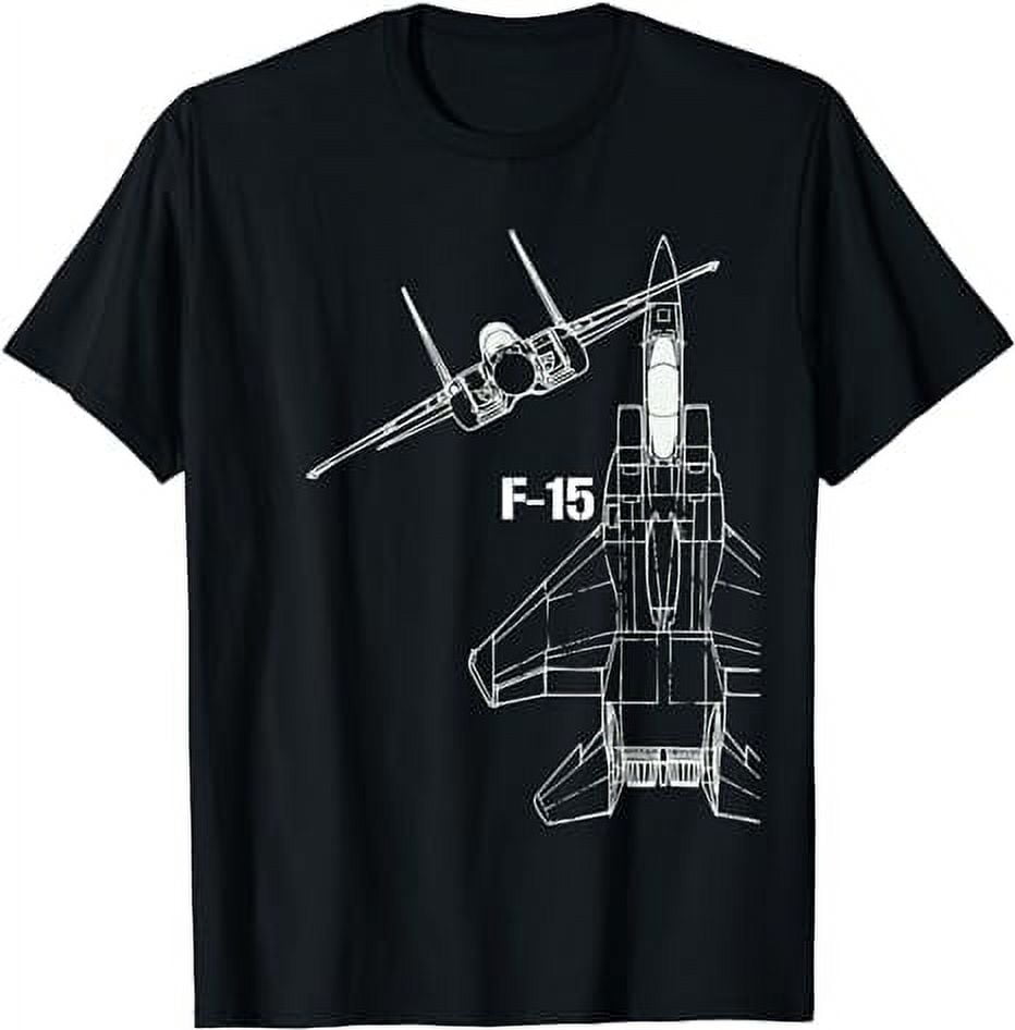 F-15 Eagle Jet Military Stealth Fighter Jet T-Shirt - Walmart.com