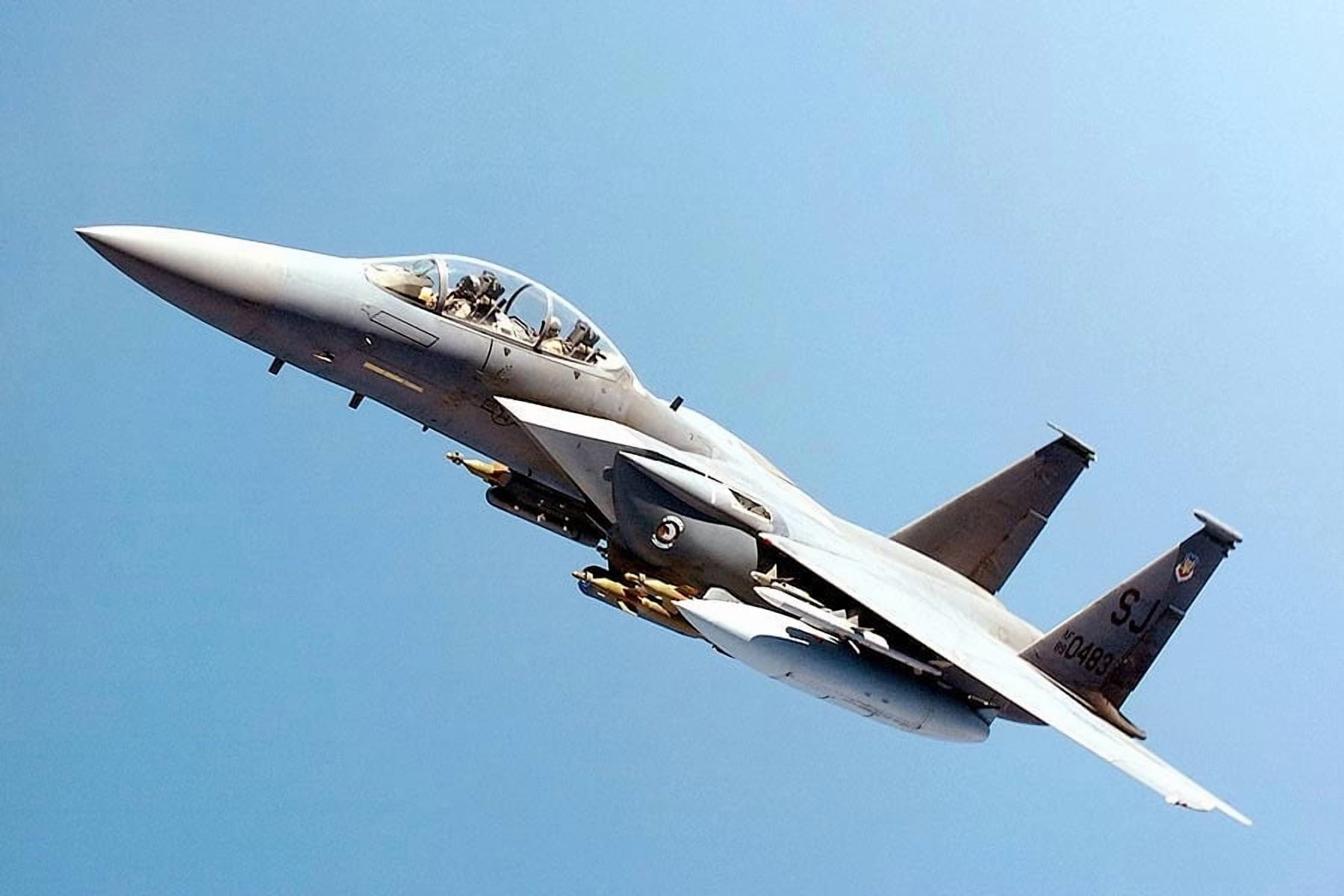 F-15 / F-15E Strike Eagle Fighter - 20x30 Inch Laminated Aviation ...
