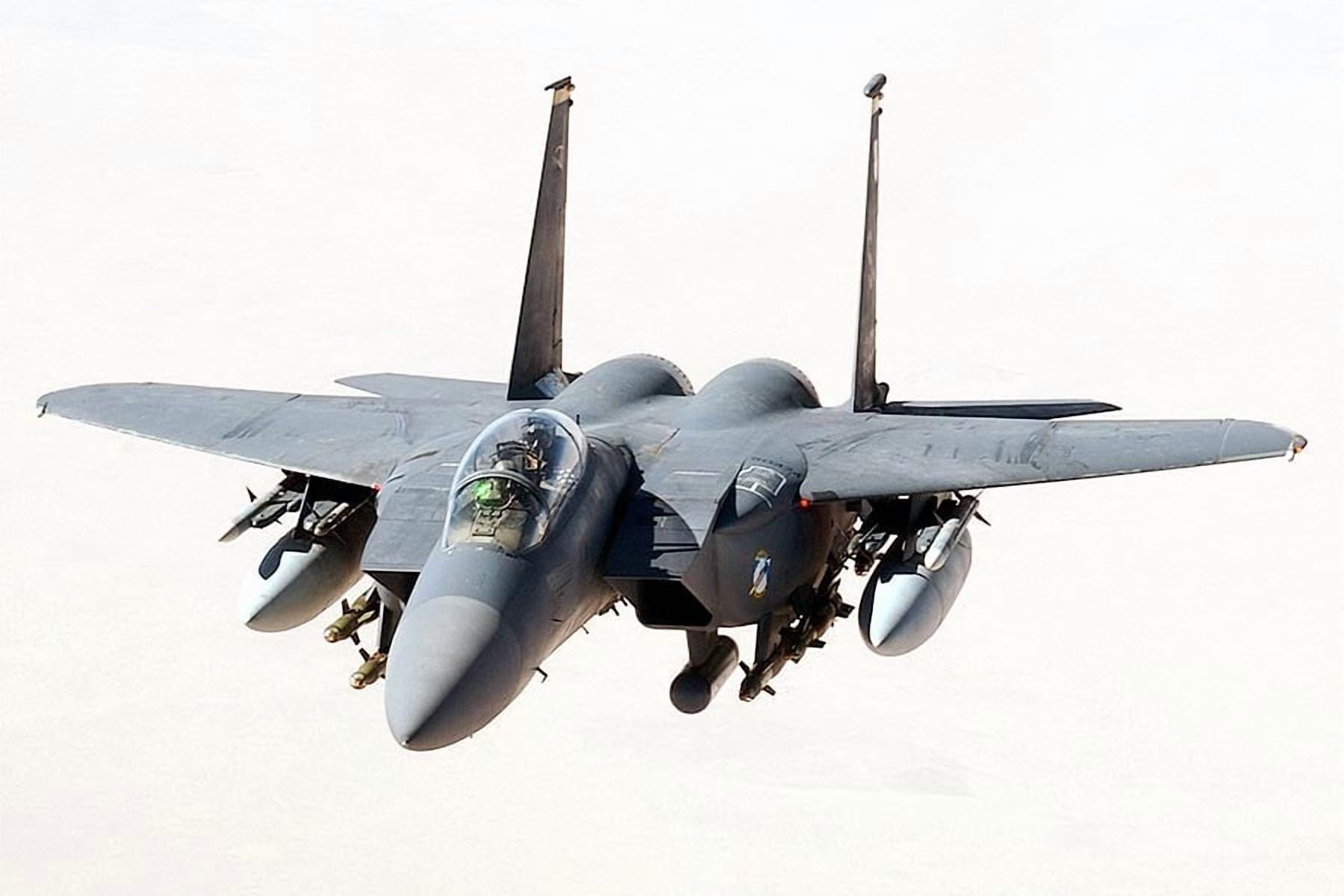 F-15 / F-15E Strike Eagle Fighter Aircraft - 20x30 Inch Laminated ...