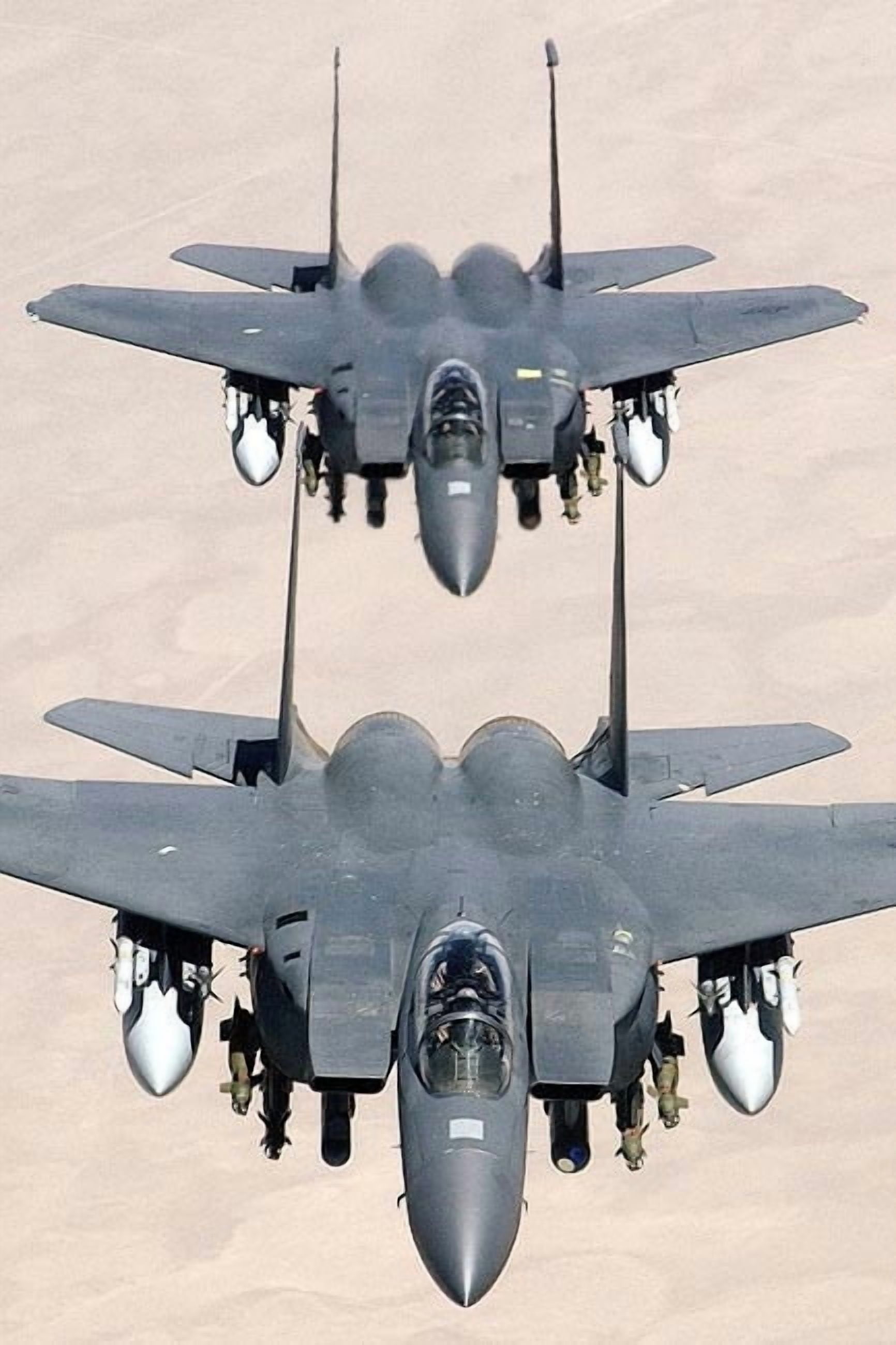 F-15 / F-15E Strike Eagle Fighter Aircraft Style -1 - 20x30 Inch Glossy ...