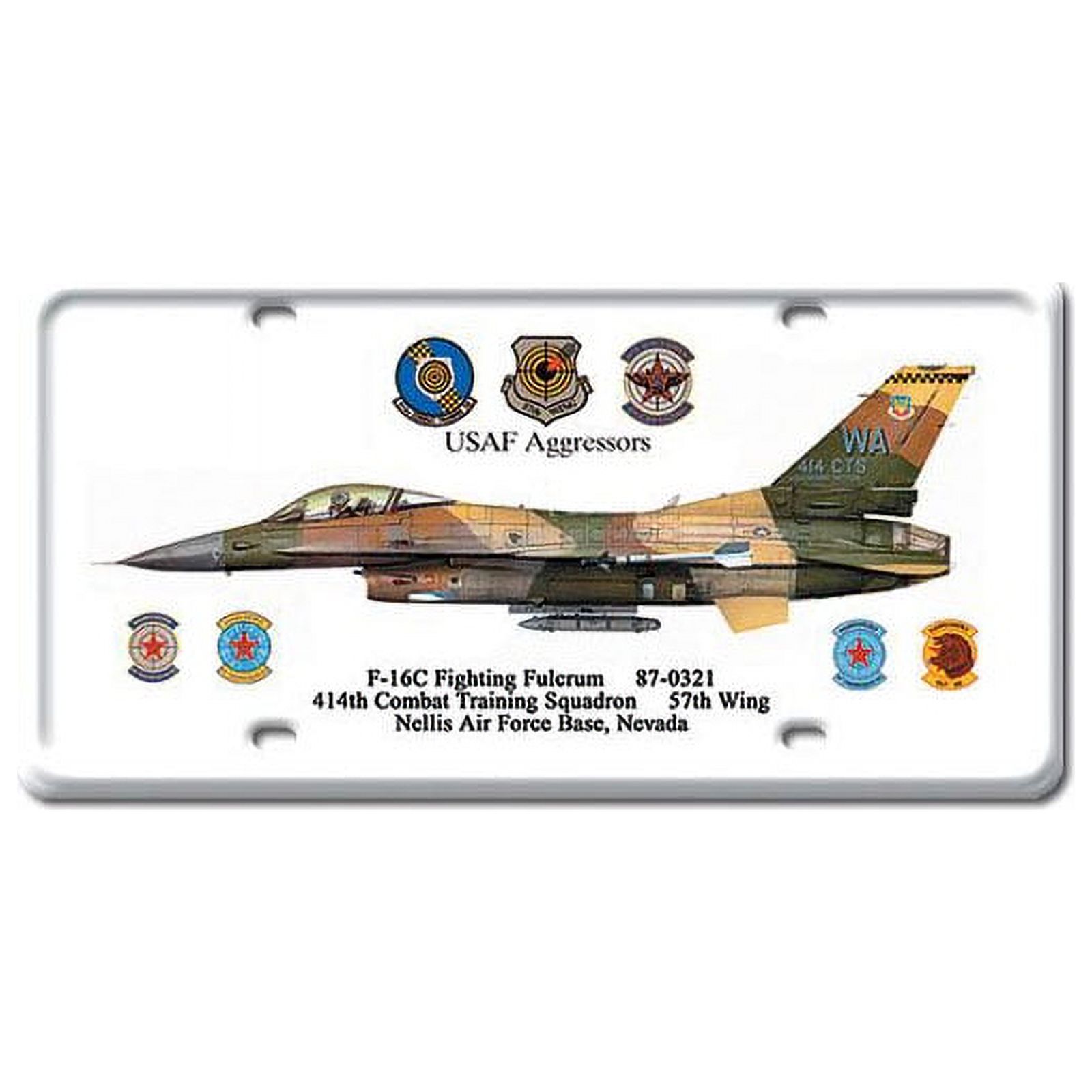 F-16C Fighting Fulcrum Vintage Sign “Made in the USA with heavy gauge ...