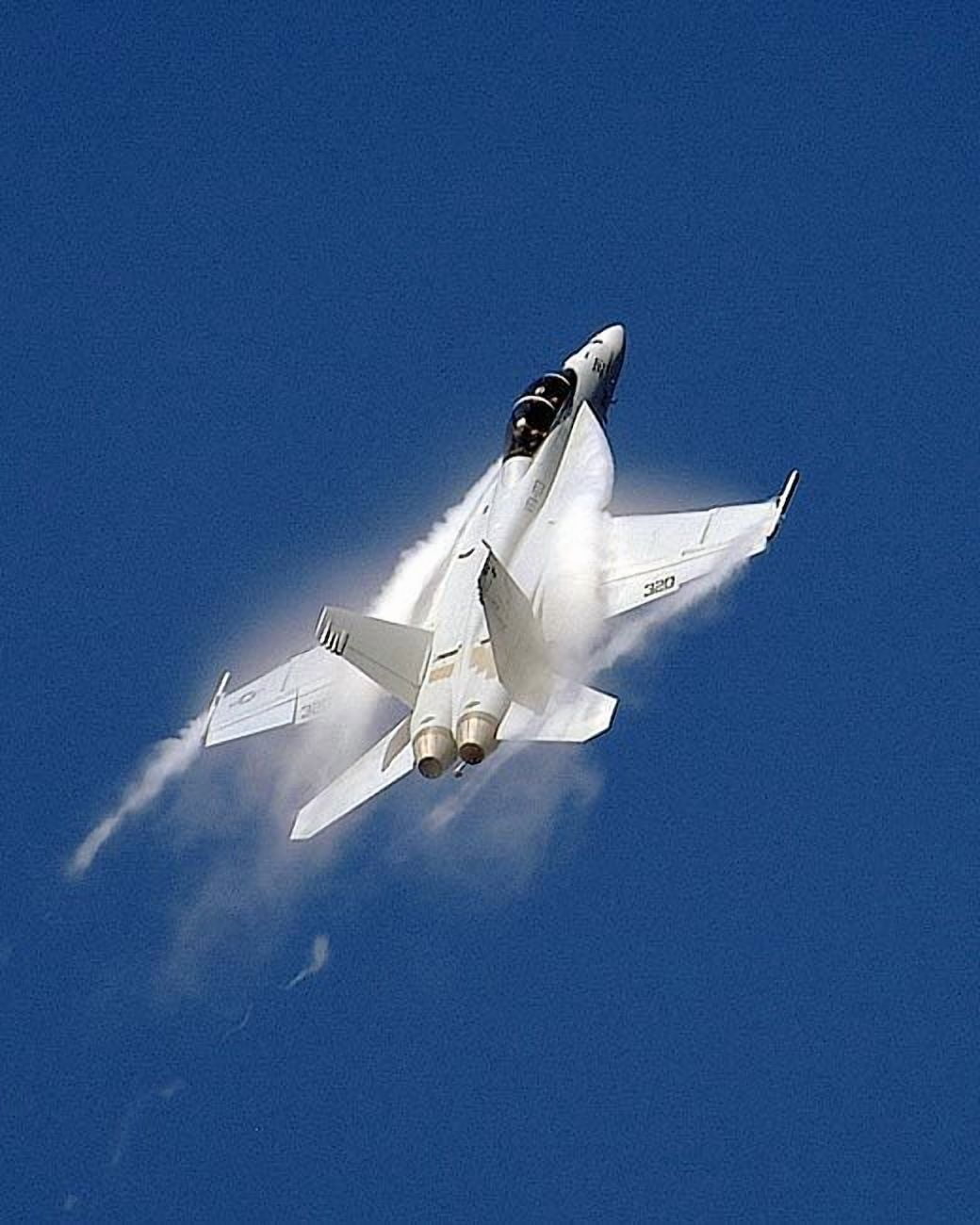 F-18 / F/A-18F Super Hornet Naval Air Show Style -1 - 12x18 Inch ...
